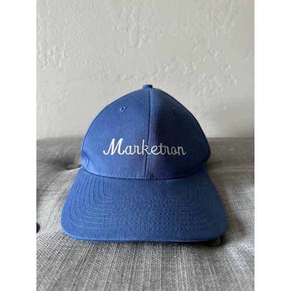 Richardson | Accessories | Vintage Style Blue Flat Brim Baseball Hat ...